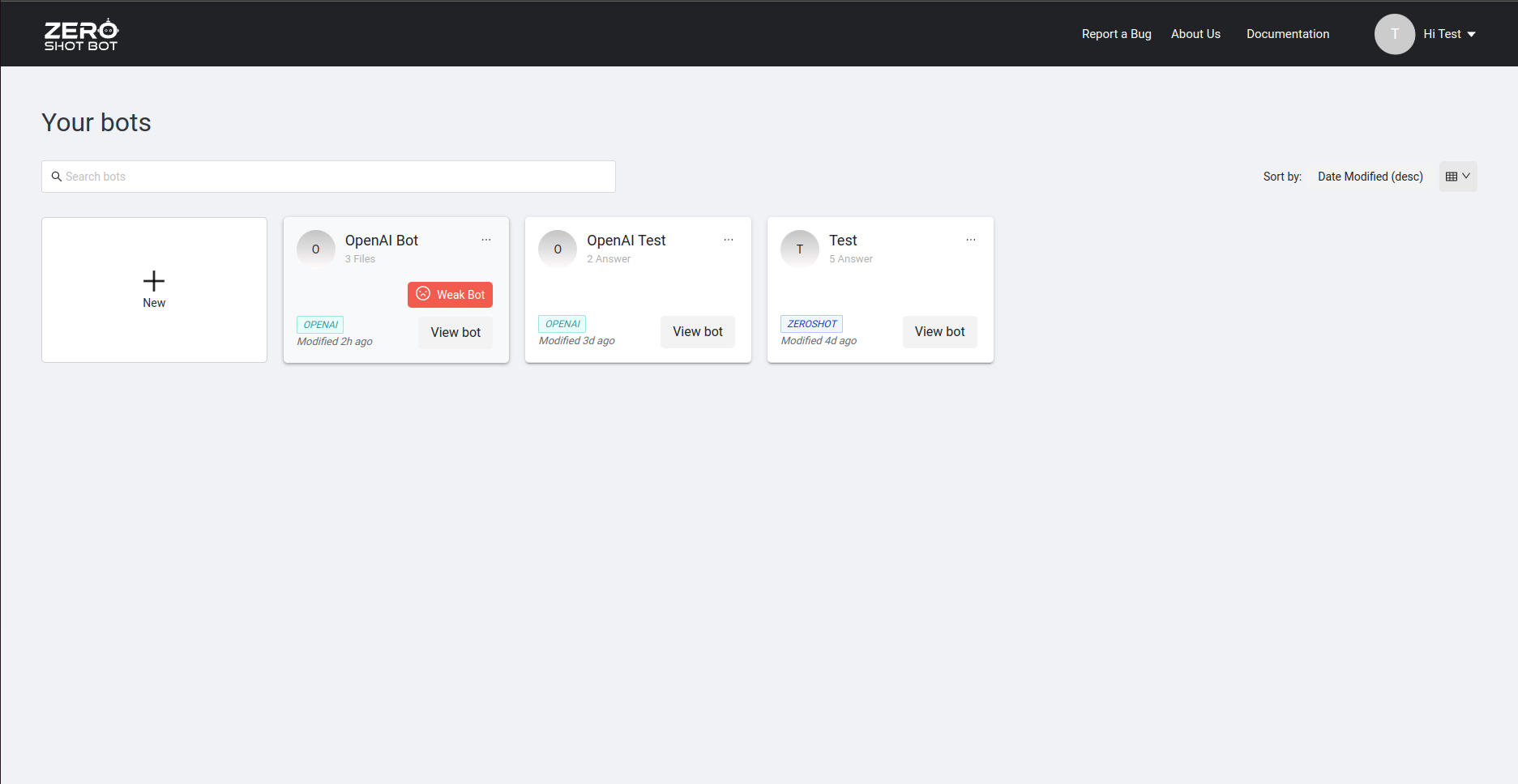Building Bots With Zeroshotbot Using Openai Zeroshotbot Documentation