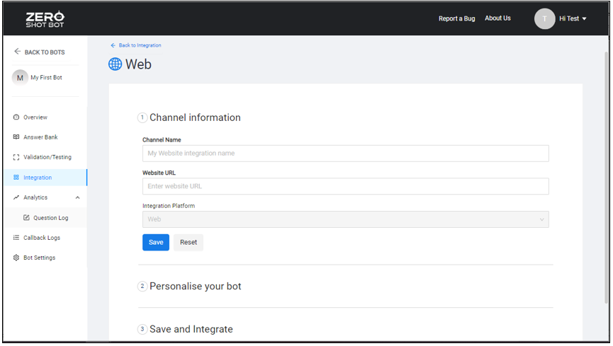 Deploying ZSB Bots | ZeroShotBot Documentation